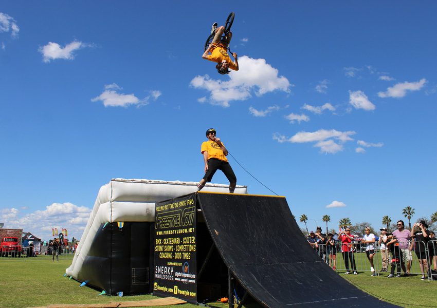 Targa West Rally BMX stunt shows – FREEYSTYLE NOW